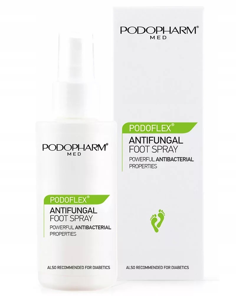 PODOPHARM PODOFLEX Przeciwgrzybiczy spray do stóp - 12721317575 ...
