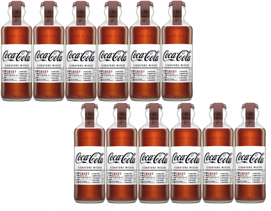 12x COCA-COLA Signature Napój Smoky Notes 200ml - 12483917626 ...
