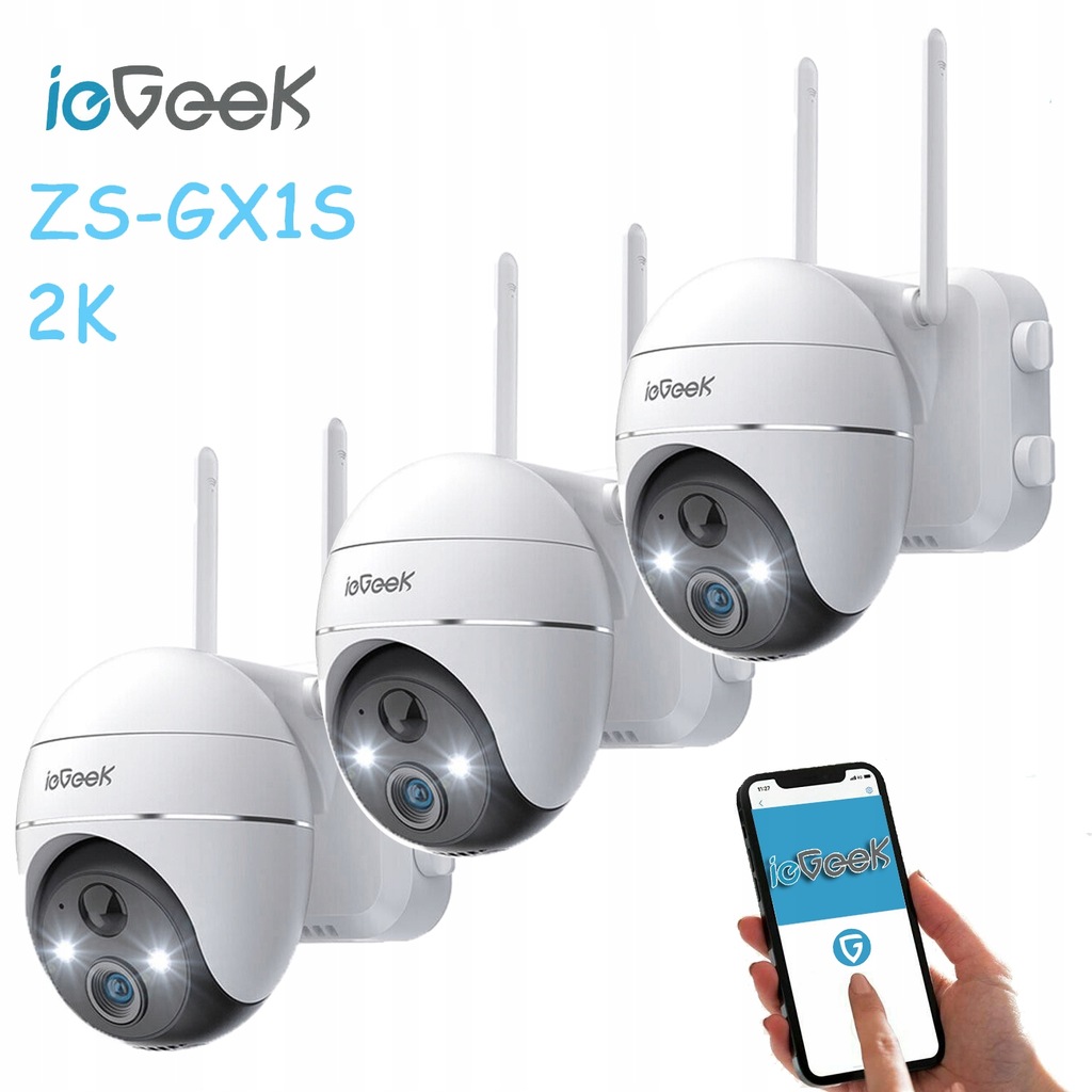 Купить Уличная камера ieGeek ZS-GX1S 2K IP WIFI HD x 3: отзывы, фото и ...