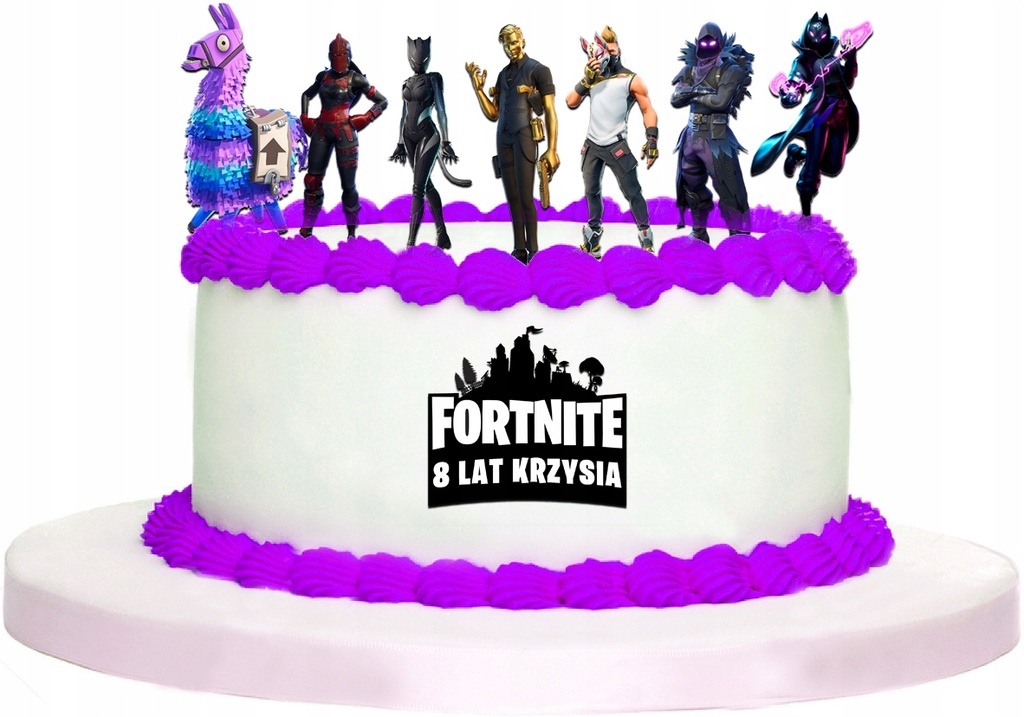 Zestaw do wykonania POSTACI 3D na tort FORTNITE - 12838511750 ...