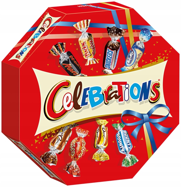 CUKIERKI CELEBRATIONS MIX CUKIERKÓW PUDEŁKO 269g - 11325801423 ...