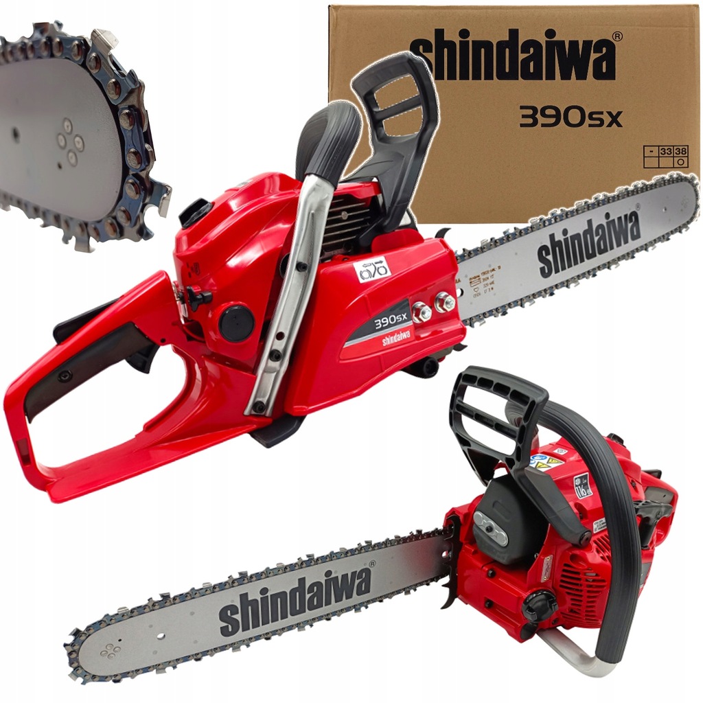 PIŁA PILARKA SPALINOWA SHINDAIWA 390SX 2,58KM - 13688725161 - oficjalne archiwum Allegro