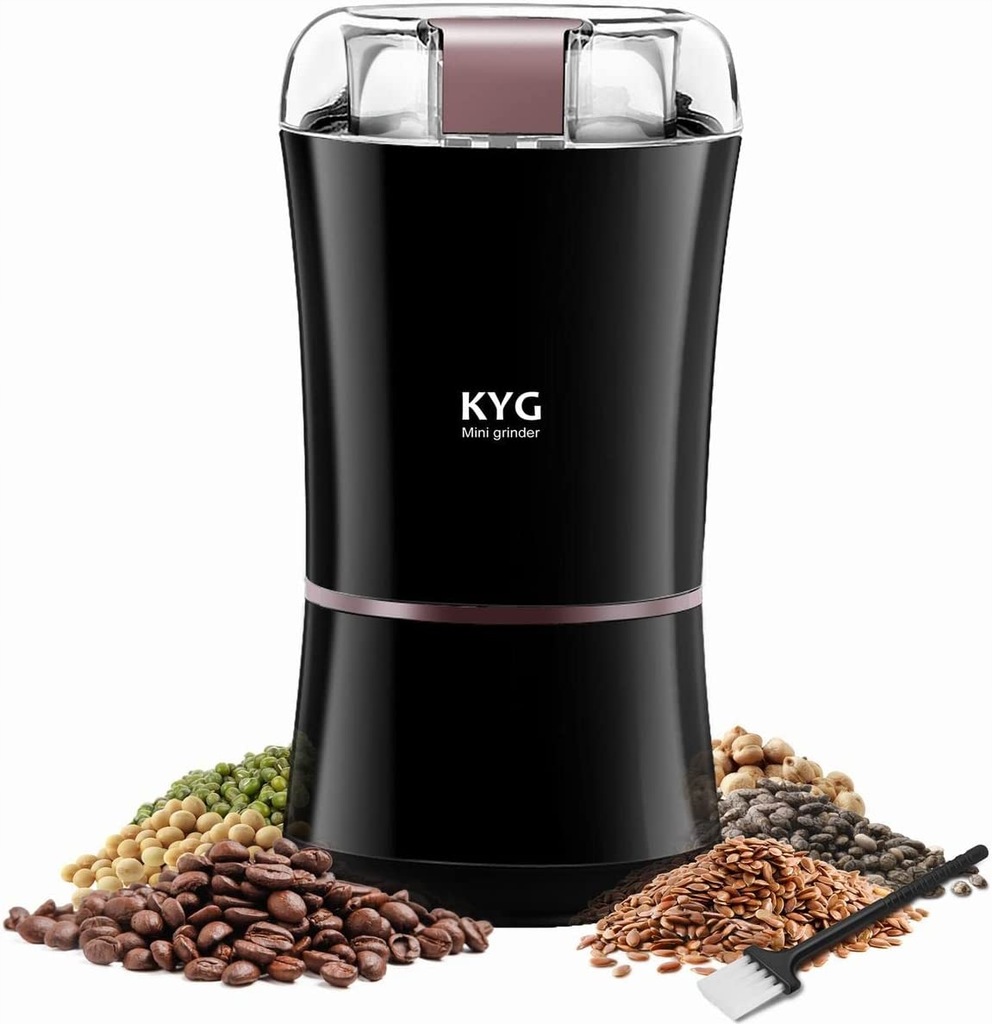 Młynek elektryczny KYG Mini Grinder 300 W czarny - 12686641112 ...