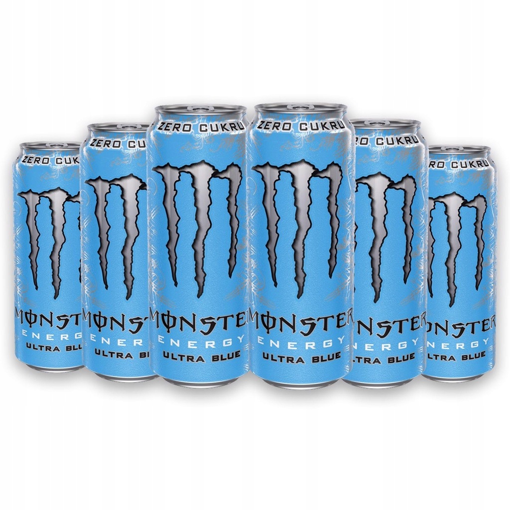 Monster Energy Ultra Blue napój 500 ml x 6 sztuk - 12388227871 ...