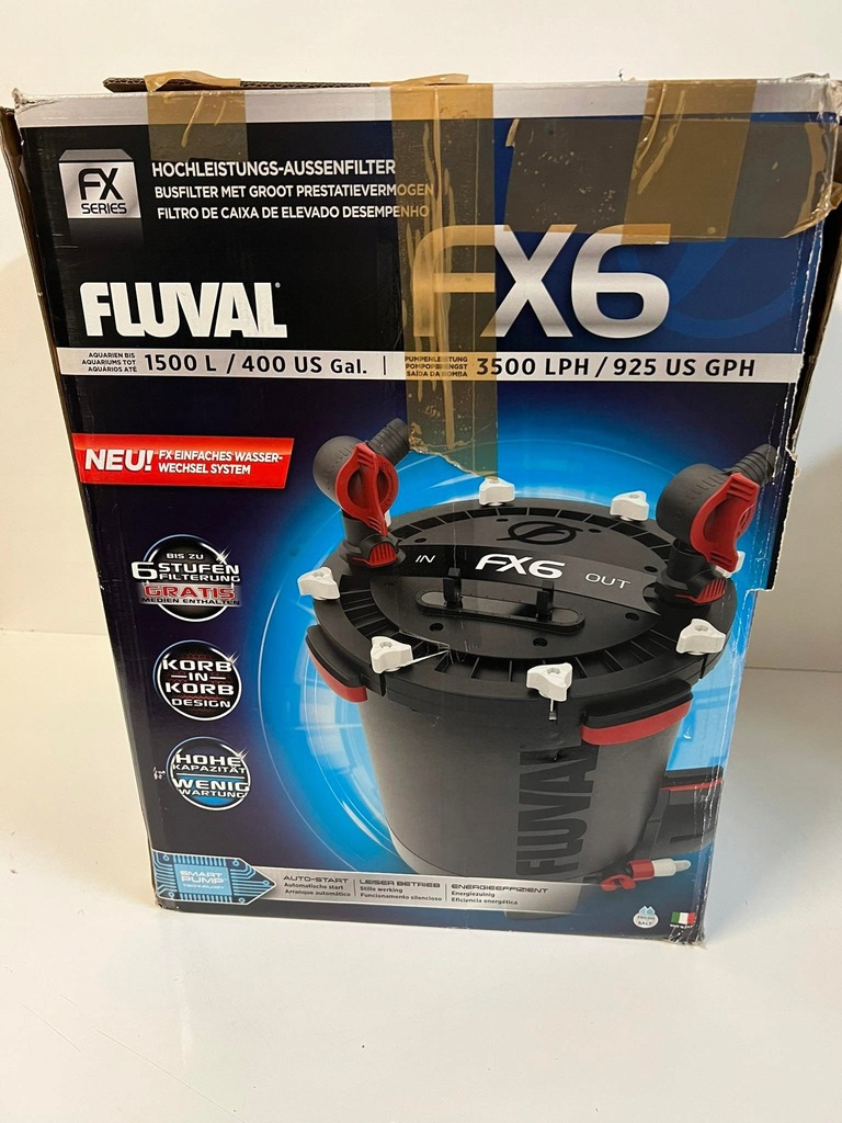 FLUVAL FX6 FILTR ZEWNĘTRZNY KUBEŁKOWY BIOLOGICZNY - 12518235520 ...