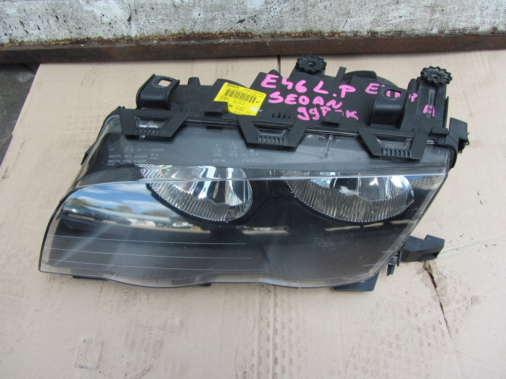 Lampa LEWA przód BMW E46 SEDAN KOMBI przed lift - 12199444342 - oficjalne archiwum Allegro