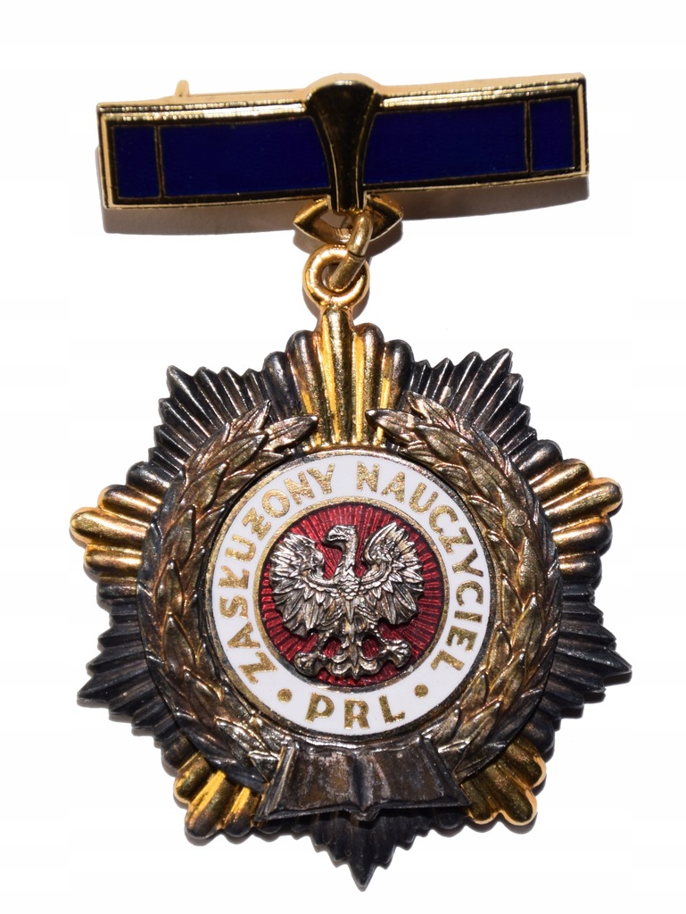 Odznaczenie Tytuł Honorowy Zasłużony Nauczyciel PRL oryginał rzadki - 14867952466 - oficjalne ...