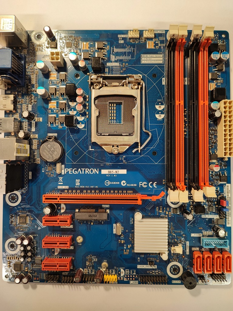 Płyta Główna Pegatron B85-M2, s. 1150, 4 x DDR3 - 12940117319 ...