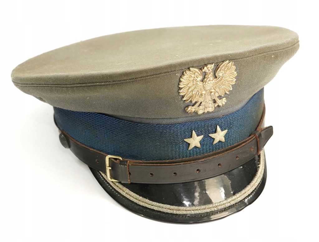 Czapka MO Milicja Obywatelska Orzełek Podporucznik + foto rozmiar 57 ...