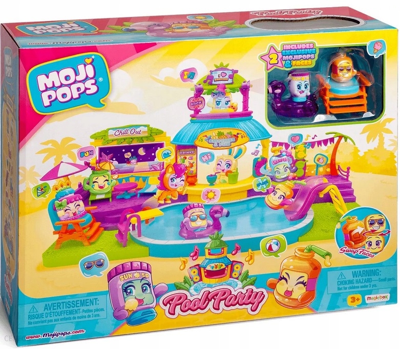 MOJI POPS ZESTAW POOL PARTY PRZYJĘCIE NA BASENIE - 11139032374 ...