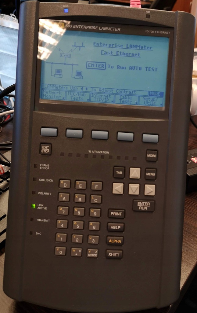 Fluke Networks 683 Enterprise 10 / 100 LANMeter - 12170729907 ...