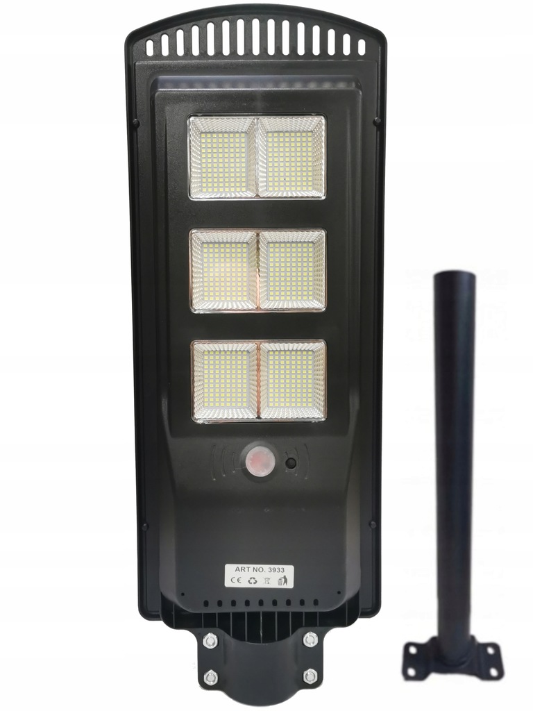 LAMPA ULICZNA LATARNIA SOLARNA LED 9000W + UCHWYT - 13204367226 - oficjalne archiwum Allegro
