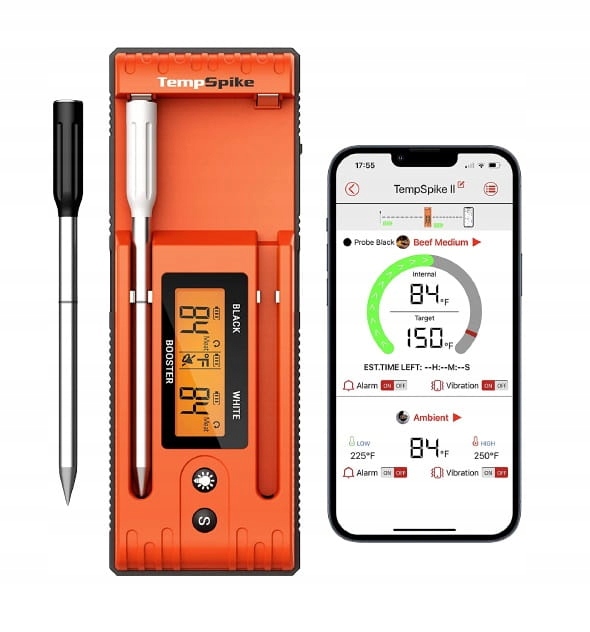 Termometr Bezprzewodowy Dwie Sondy Bluetooth 5.2 ThermoPro TempSpike TP ... Termometr Bezprzewodowy Dwie Sondy Bluetooth 5.2 ThermoPro TempSpike TP ...