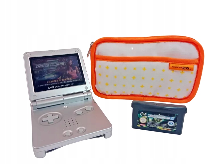 KONSOLA NINTENDO GAME BOY ADVANCE SP + GRA NFS - 13051886164 - oficjalne archiwum Allegro