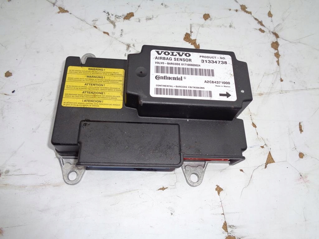SENSOR AIR BAG 31334738 VOLVO S40 II FL - 12571114658 - oficjalne ...