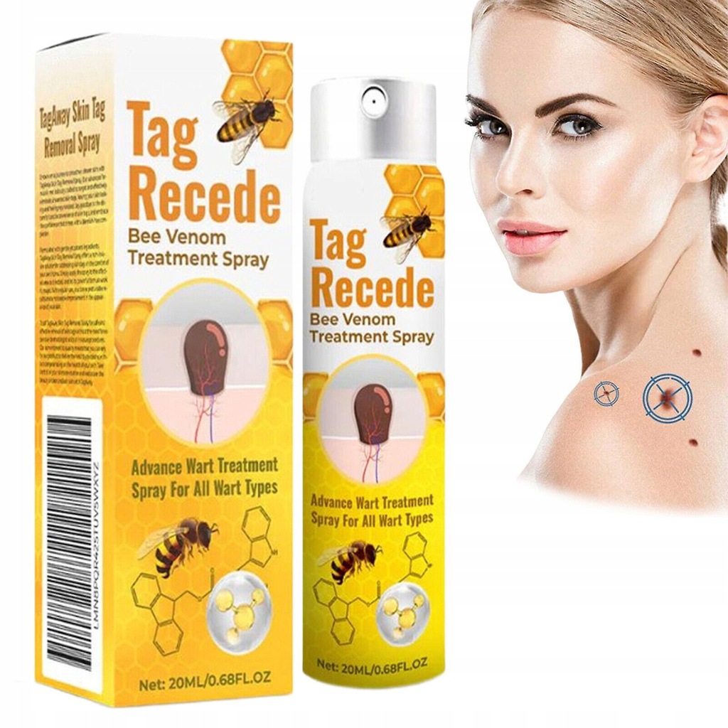 LECZENIE JADEM PSZCZELIM W SPRAYU - POPRAWIA BRODAWKI-1SZT ...