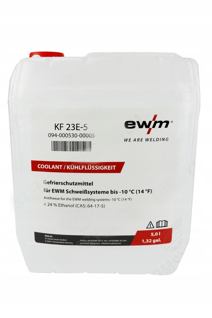 PŁYN DO CHŁODNICY CHŁODZĄCY EWM COOLANT KF 23E-5 - 12456475503 ...