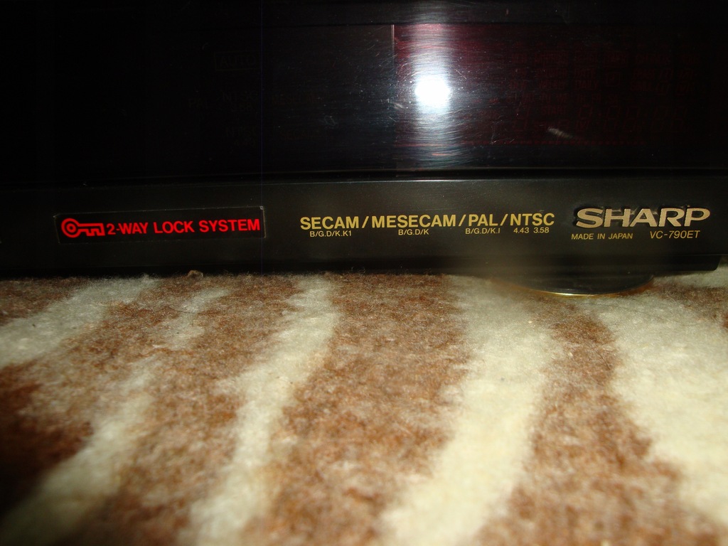 MAGNETOWID SHARP VC-790ET Z PILOTEM SPRAWNY - 11795164287 - oficjalne archiwum Allegro