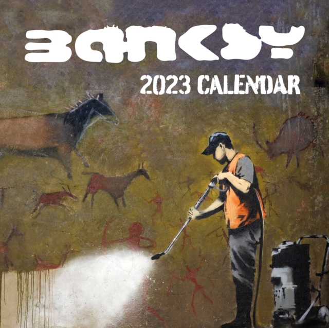 BANKSY 2023 SQUARE WALL CALENDAR - 12849051912 - oficjalne archiwum Allegro