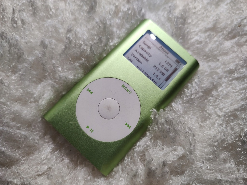 iPOD MINI Gen. 2 GREEN 6GB Unikat - 13122105856 - oficjalne archiwum ...