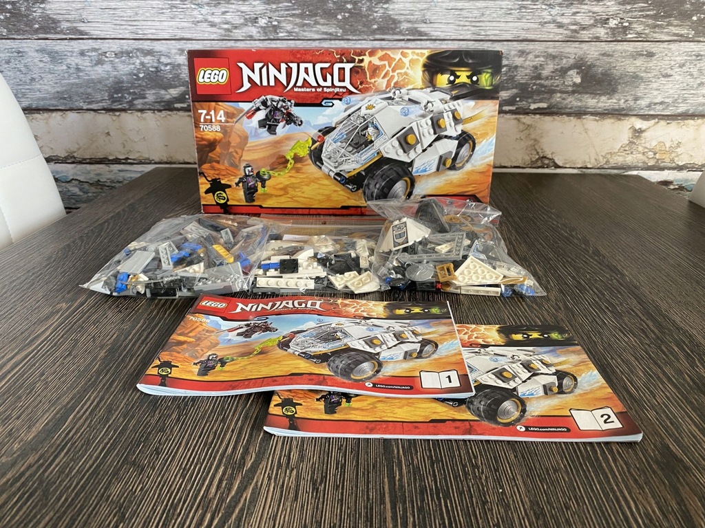 LEGO Ninjago - Samochód tytanowego ninja 70588 - 12403025810 ...