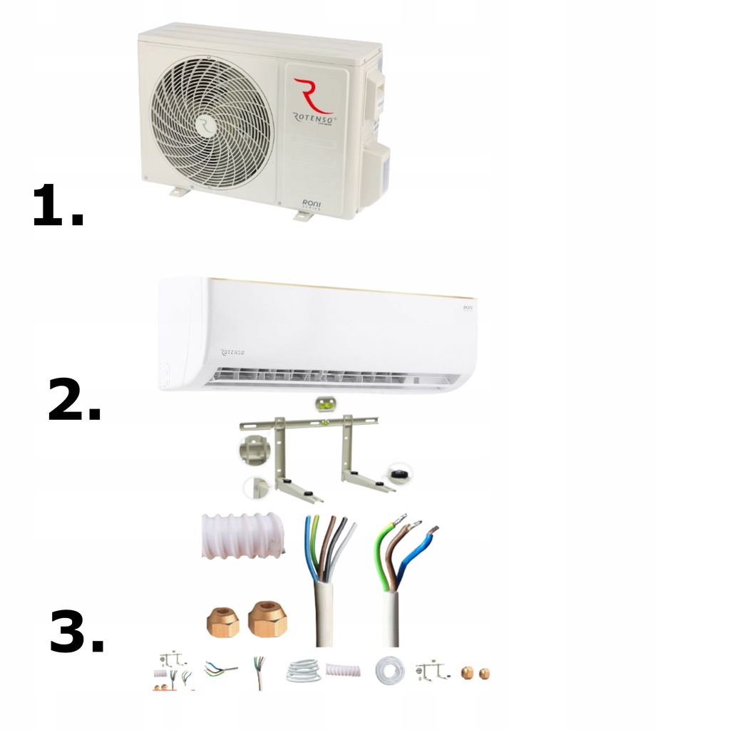 Купить Кондиционер KLIMA Rotenso Roni КОМПЛЕКТ 3,5 кВт 40м2: отзывы ...