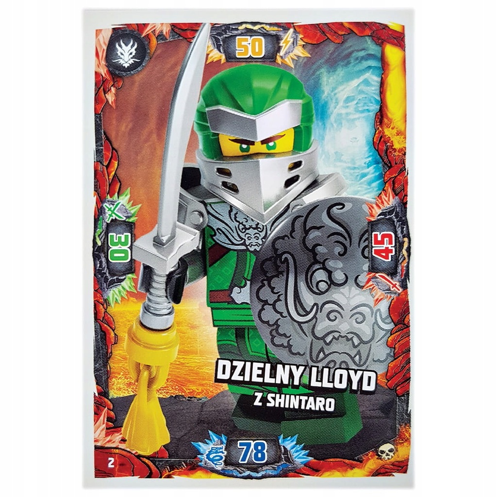 Karta LEGO Ninjago S6 2 Dzielny Lloyd z Shintaro - 12757449926 ...