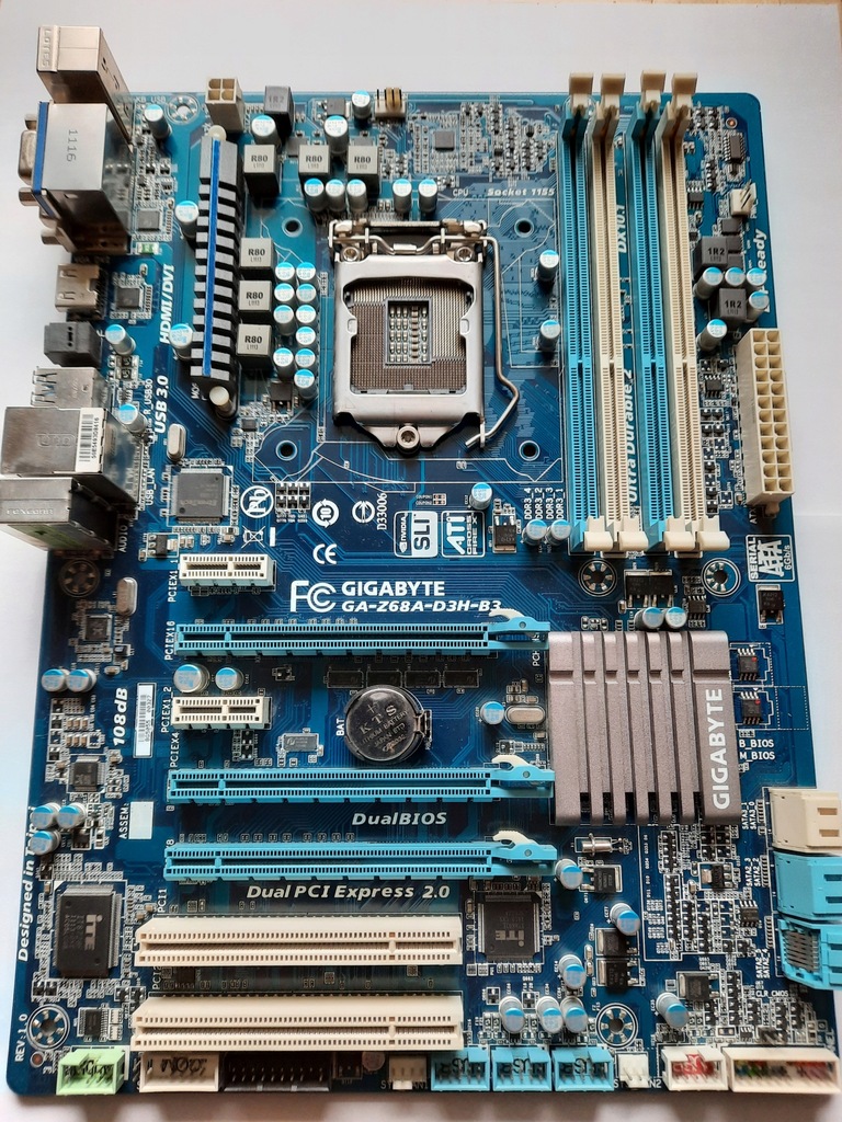 Płyta główna Gigabyte GA-Z68A-D3H-B3 ATX - 13656086992 - oficjalne ...