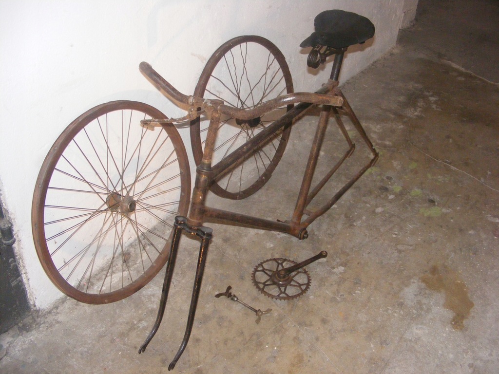 Zabytkowy stary rower Kamiński(nie truppenfahrrad) - 12523383886 ...