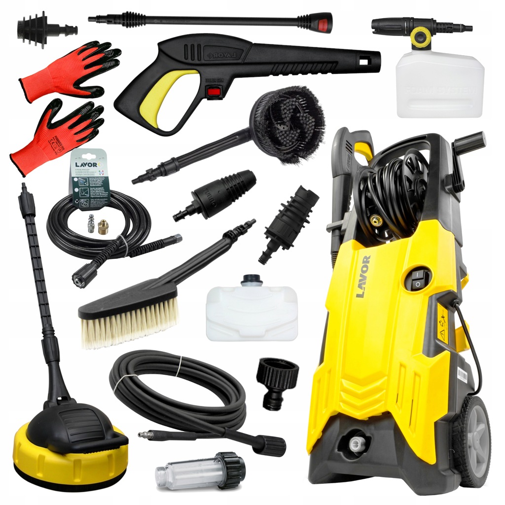 MYJKA CIŚNIENIOWA SPACE 180 BAR LAVOR ZESTAW XXL - 10157614702 - oficjalne archiwum Allegro