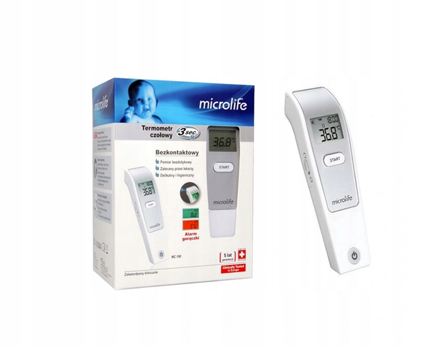 TERMOMETR BEZKONTAKTOWY MICROLIFE NC150 ETUI +BAT - 11981057433 ...