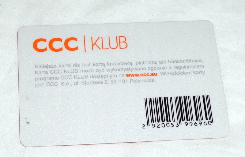 Lasocki CCC Klub - karta lojalnościowa. - 12911314136 - oficjalne ...