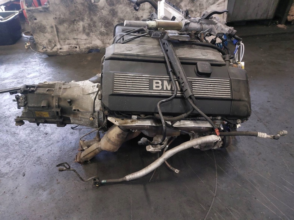 SILNIK KOMPLETNY BMW E46 M54B22 KOMPLETNY SWAP - 14596994813 ...