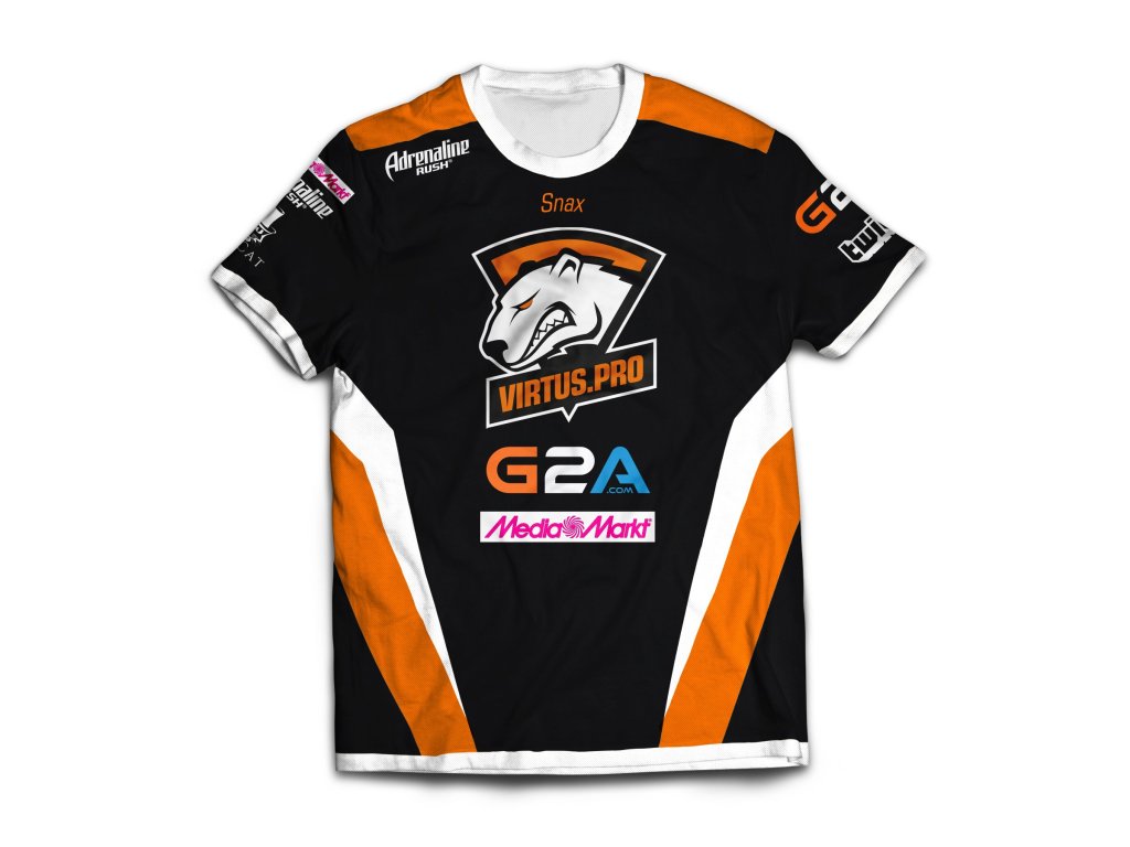Koszulka meczowa Snax - Virtus.pro + autografy - 2133181316 - oficjalne archiwum Allegro
