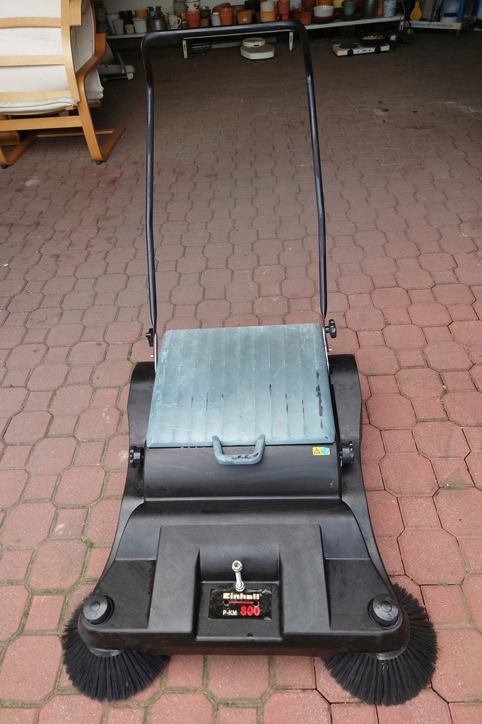 Zamiatarka ręczna do kostki podwórka Einhell P-KM 800 - 14680366063 - oficjalne archiwum Allegro