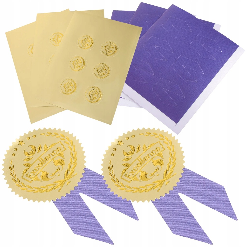 Diplomas Award Stickers Sports Decor Medals - 13802543875 - oficjalne ...