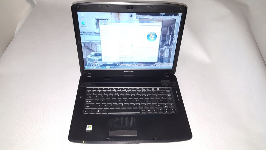 Duży laptop Emachines E720 2x2,0Ghz/3gb/320gb bat - 13322161382 ...
