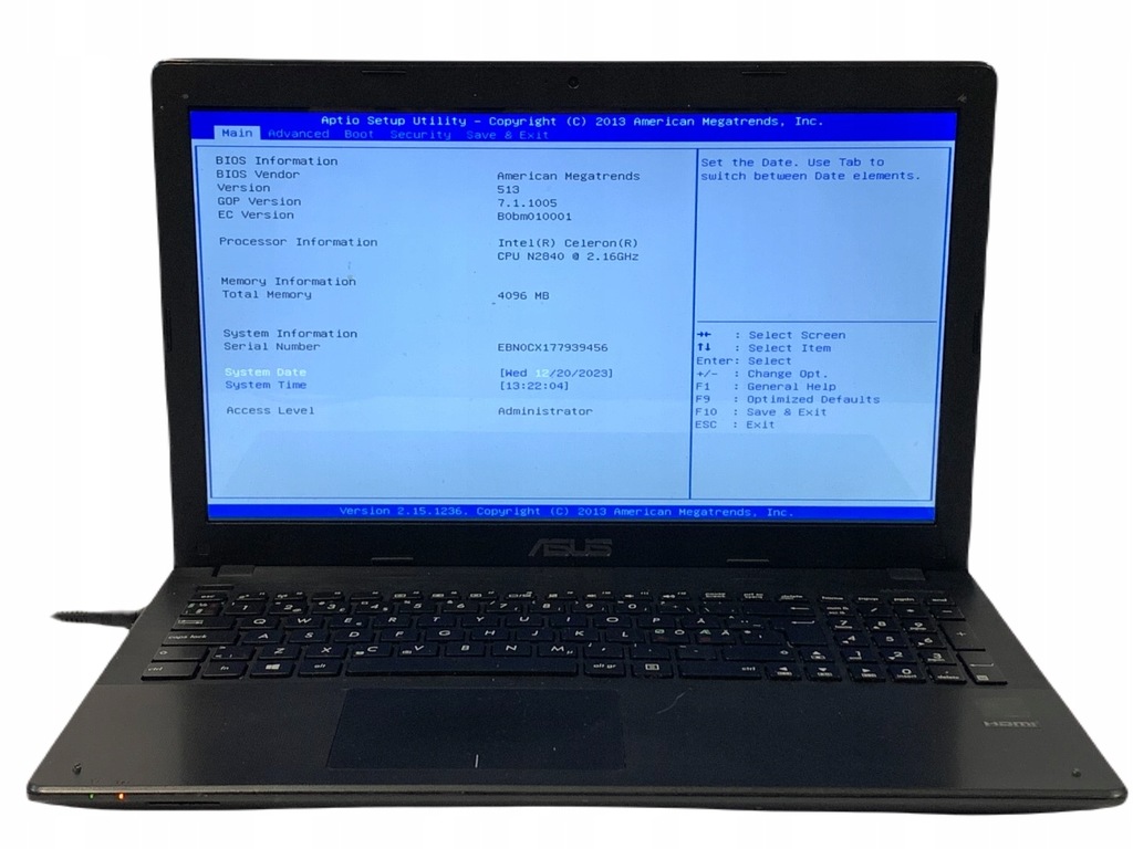 ASUS X551M 15.6" Celeron N2840 HDMI VGA BIOS OK EA279 - 15014209806 - oficjalne archiwum Allegro