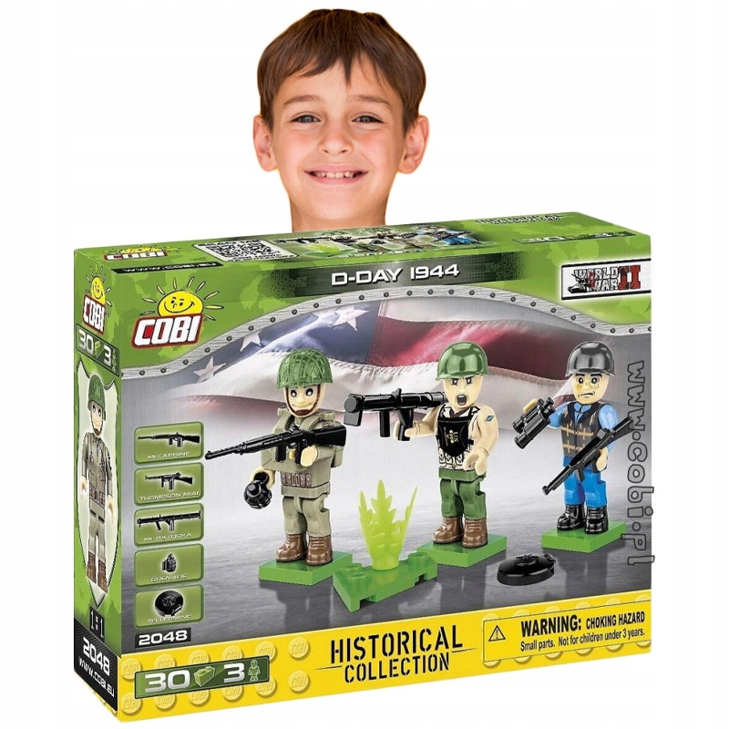 Klocki Mała Armia WOJSKO COBI D-Day 1944 - 13421110045 - oficjalne ...