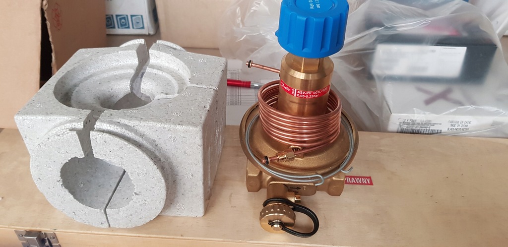 Automat. zawór równoważący+ kapilara DN25, DANFOSS - 9231527784 ...