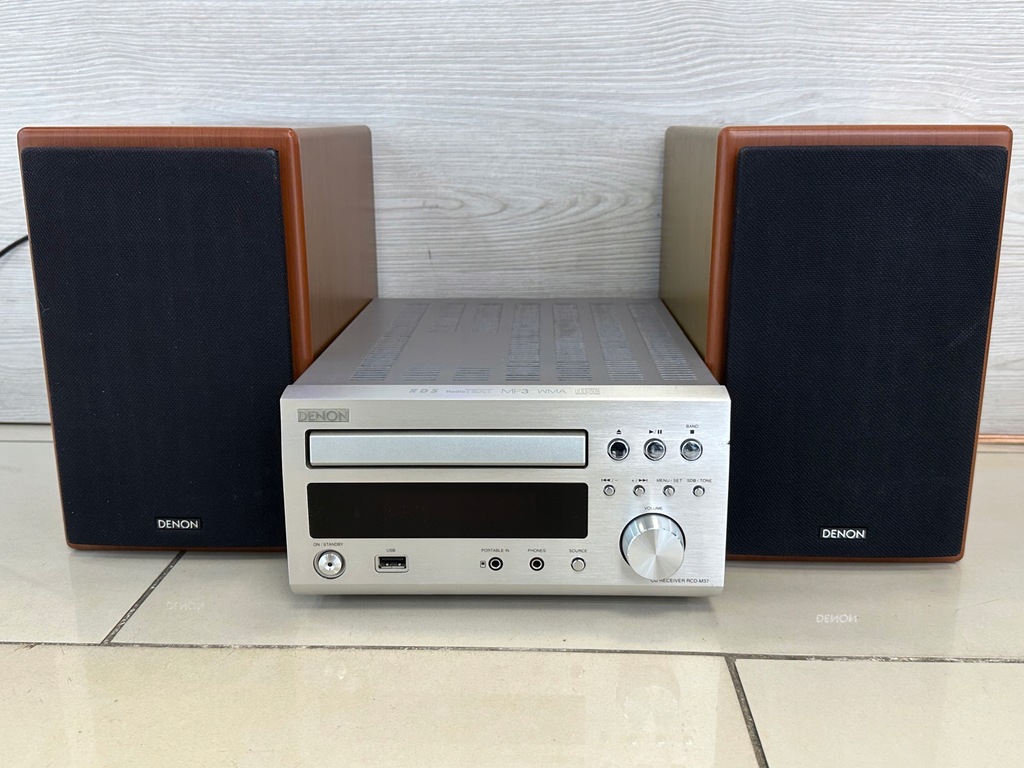 Wieża stereo Denon RCD-M37 + głośniki SC-M37 - 17090325945 - oficjalne ...