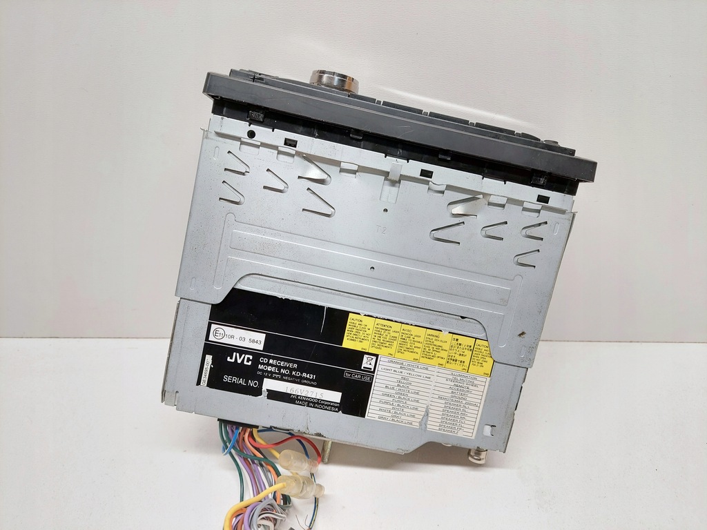 RADIO SAMOCHODOWE JVC KD-R431 USB AUX 4X5OW - 12324204792 - oficjalne archiwum Allegro