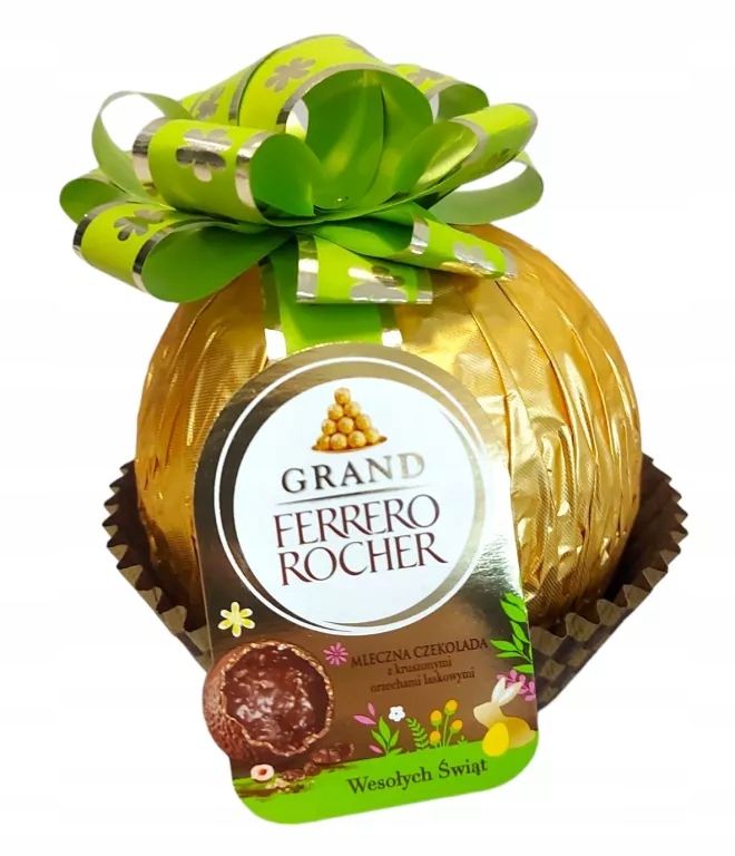 GRAND FERRERO ROCHER PRALINA FIGURKA MLECZNA CZEKOLADA ORZECH ŚWIĘTA ...