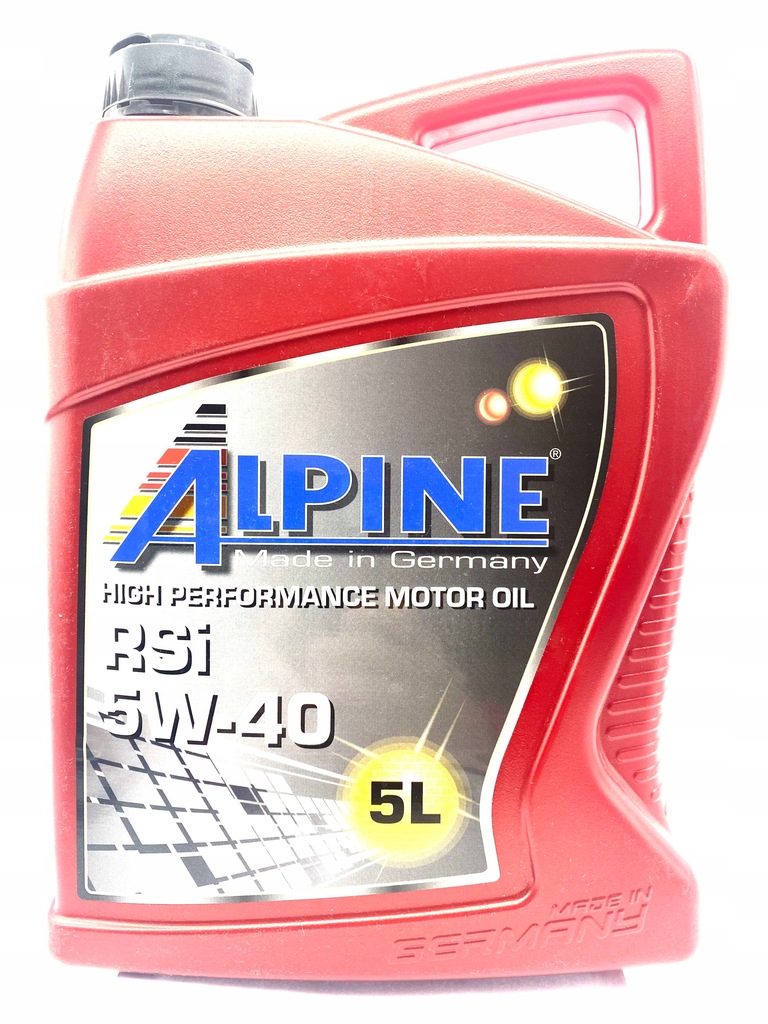 ALPINE OLEJ 5W-40 5L RSI - 13425023249 - oficjalne archiwum Allegro