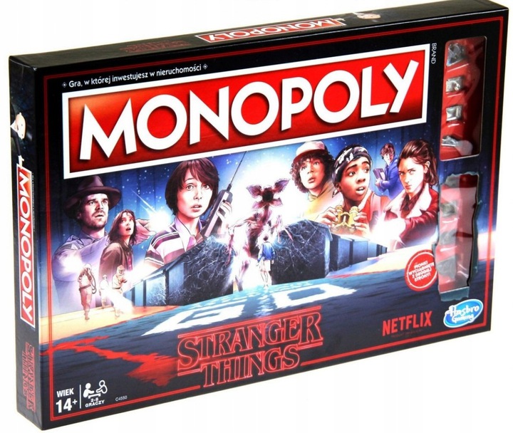 MONOPOLY STRANGER THINGS GRA PLANSZOWA NETFLIX PL - 12204516737 ...