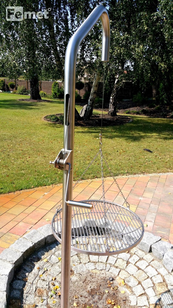 Grill Ogrodowy Żuraw Ekskluzywny INOX Obrotowy - 7608601994 - oficjalne ...