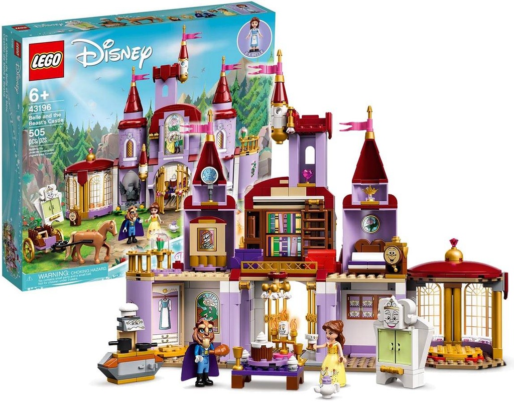 LEGO DISNEY ZAMEK BELLI I BESTII ZESTAW 43196 - 10908139483 - oficjalne ...