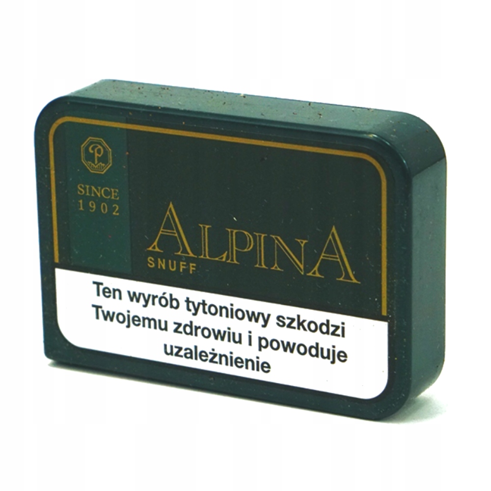 TABAKA ALPINA SNUFF 10G MIĘTA PIEPRZOWA OW. LEŚNE - 13164810321 ...