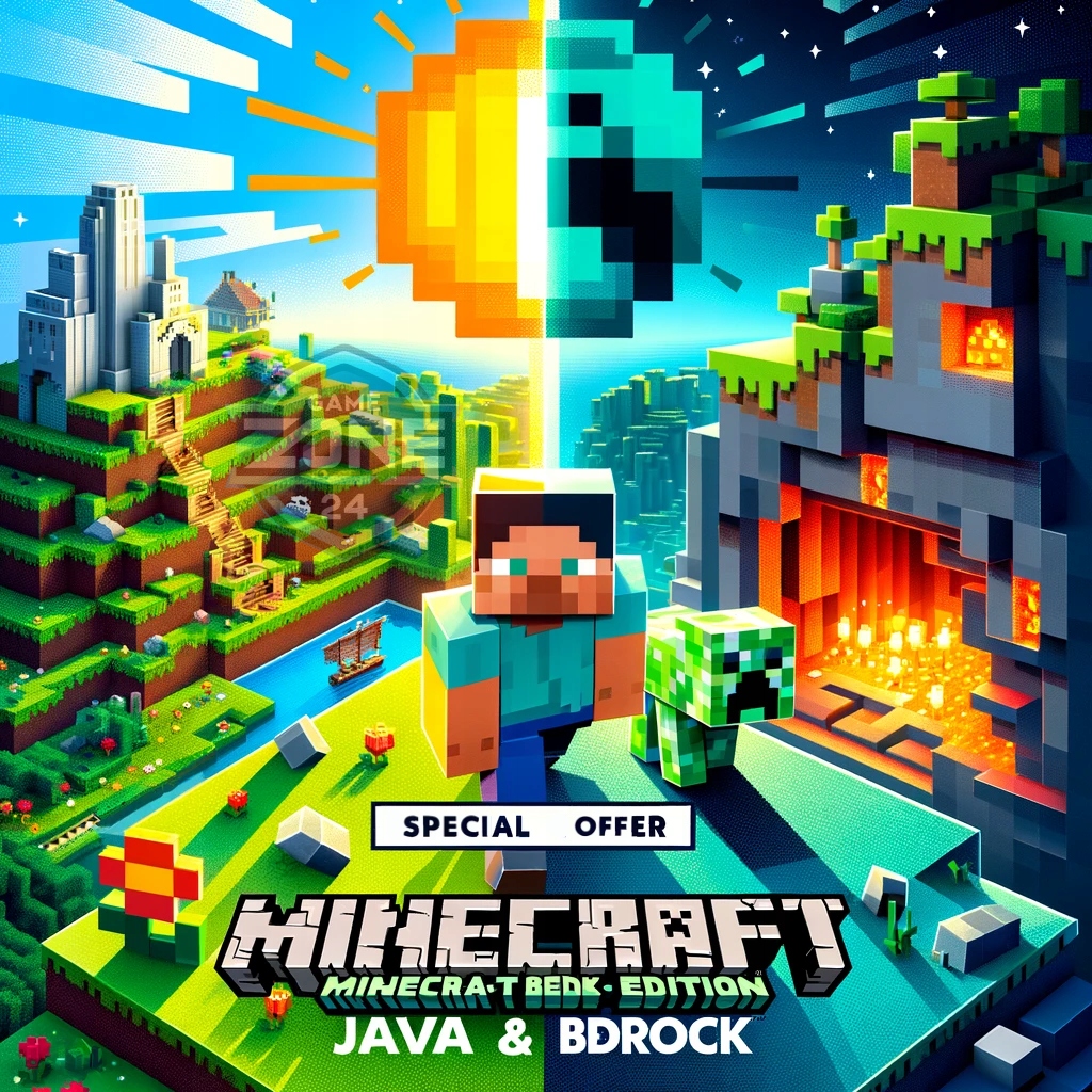 Minecraft Premium: Java + Bedrock Edition KLUCZ DO GRY PC VPN ...