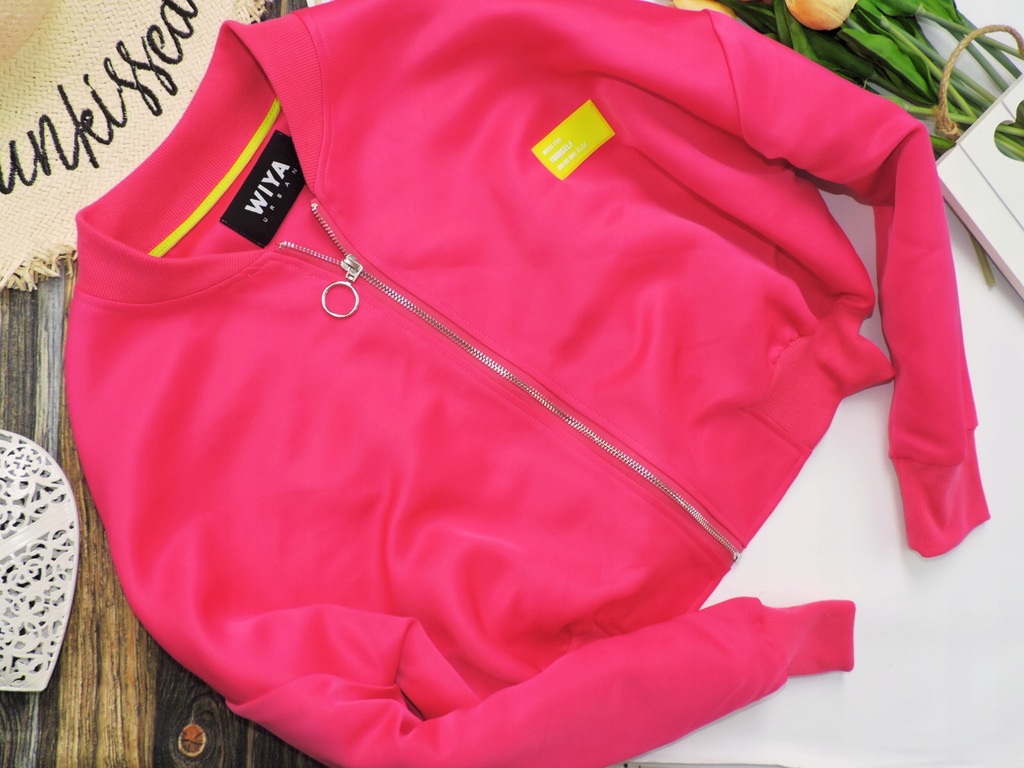 WIYA URBAN - NOWA OBŁĘDNA BLUZA FUKSJA r S/M - 12809006205 - oficjalne ...
